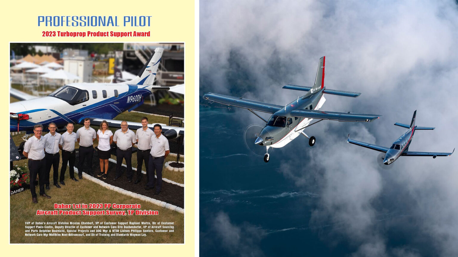 Daher tops Pro Pilot’s Product Support Survey for the third straight ...